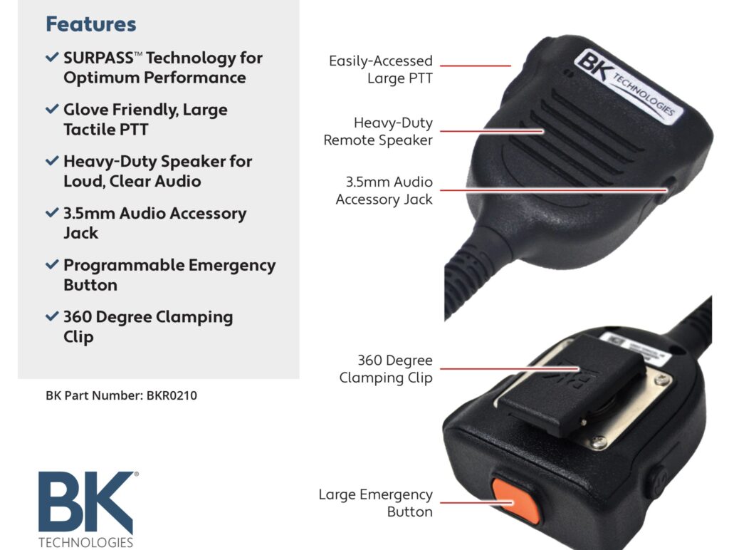 Cal Fire Radio Package #1 BKR5000-T3BC-1 Command VHF P-25 Radio ...